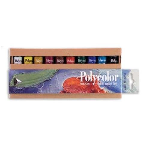 Set Polycolor - Maimeri - 10 tubetti di colori primari - 20ml ...