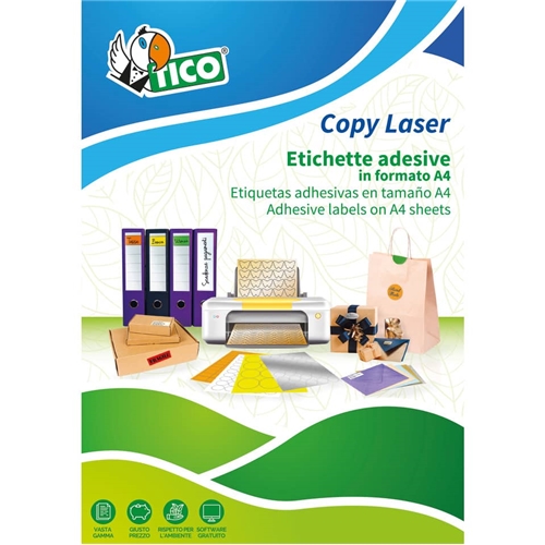 Etichette adesive Copy Laser Tico - senza margini - 105x148 mm - 4 ...